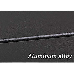 TOP Aluminum Camping Table,Easy Carry Picnic Folding Table with Storage Bag Heavy Duty RV BBQ Cooking Indoor Outdoor (Black XL)