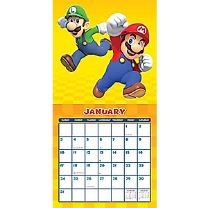 Super Mario 2021 Wall Calendar