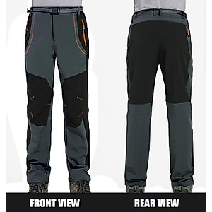 MAGCOMSEN Winter Pants Men Snow Pants for Men Snowboard Pants Men Ski Pants Waterproof Pants Work Pants For Men