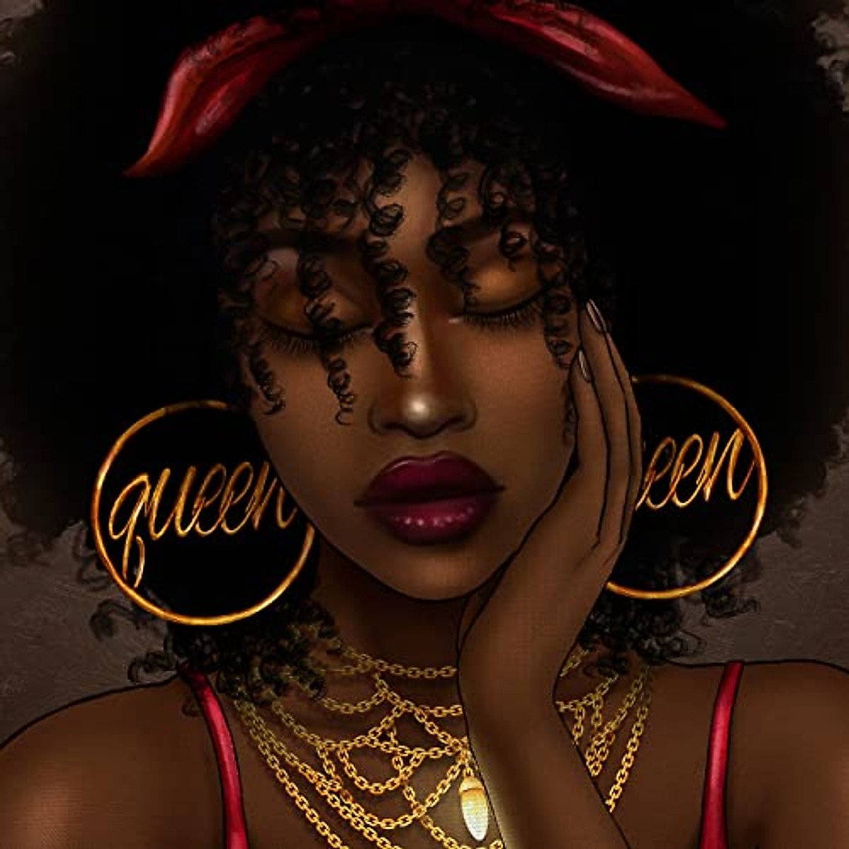 IAGM African American Tote Bag for Women African Shoulder Handbag Black Woman Satchel Bag For Work School