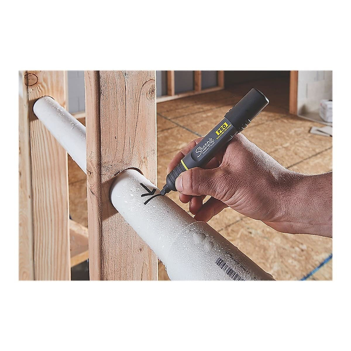 Sharpie Pro Permanent Marker, Medium, Chisel Tip, Black, 12 Count (2018326)