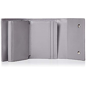 KINGZ(キングズ) Men's Embossed Wallet (Trifold), Grey (Grey Marl)