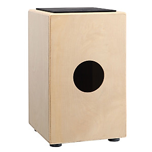 XDrum Primero Cajon Natural including Pocket (Snare Sound, Box Drum, Drum Box, Wood, including Gig Bag and Allen Key)
