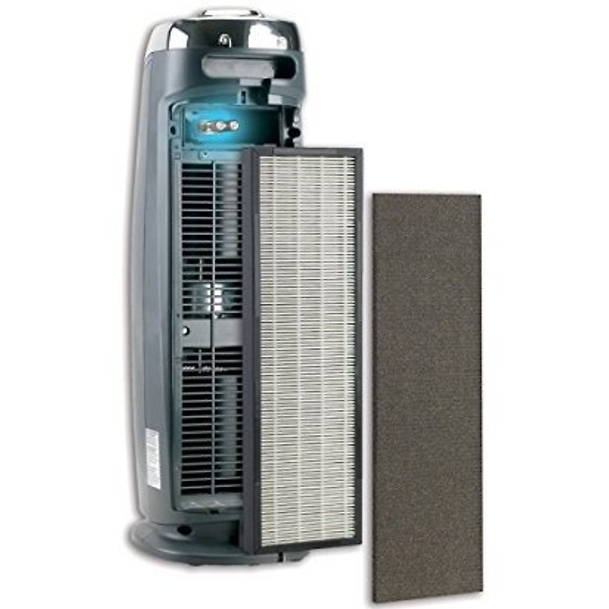 Nispira True HEPA Filter B FLT4825 Replacement For GermGuardian Air Purifier AC4825 AC4825E AC4825DL AC4825DLX AC4850PT AC4900CA AC4900ca AC4850PT AC4820 Pure Guardian AP2200CA Black Decker, 2 Pks