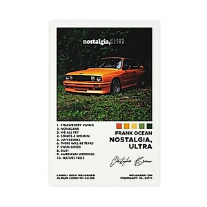 FUKITT Frank Poster Nostalgia Ultra Poster Album Cover Poster Canvas Poster Bedroom Decor Sports Landscape Office Room Decor Gift Unframe-style 12x18inch(30x45cm)