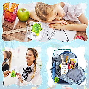 Huquary 30 Pcs Inspirational Sea Turtle Keychain Bulk You're Turtley Awesome Key Ring Relief Stress Squeeze Turtle Keychain with Inspirational Card Organza Bag for Employee Appreciation Day Gifts