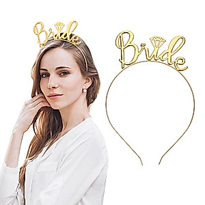 3pcs Bachelorette Party Accessories Set Include Bride to Be Sash and Veil with Bride Tiara Bridal Decoration Accessories for Bride Bachelorette Hen Night Party