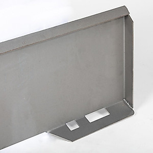 Titan Attachments 1/4in Universal Quick Tach Mount Plate, Thick Plate Attachment, Fits Kubota and Bobcat Skid Steers and Tractors