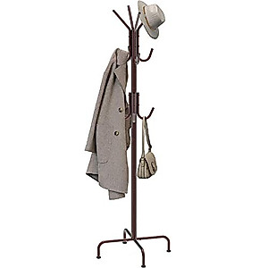 Simple Houseware 4-Tier Shoe Rack + Standing Coat and Hat Hanger