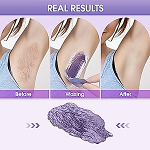 Waxing Kit for Women Men - XUISUOZ Digital Wax Warmer for Hair Removal with 5 Pack Hard Wax Beans and 20 Applicators, Waxing Kit for Legs, Face, Underarm, Bikini, Sensitive Skin