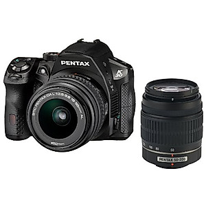 Pentax K-30 Weather-Sealed 16 MP CMOS Digital SLR with 18-55mm and 55-300mm Lenses (Black)