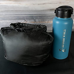 Summit Down Sleeping Bag 0 Degree (0°F) 800+ Fill Power Water Resistent Under 2lbs Ultralight Backpacking Mummy Sleeping Bag for Hiking Hunting Survival & Camping by Outdoor Vitals