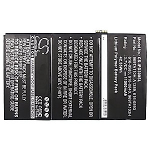 KDXY Compatible with Battery 3 64GB, 3 64GB 3G, 3 HD, 3, 4, MD510LL/A, MD511LL/A, MD512LL/A