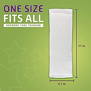 Dimples Booster Pads, Baby Diaper Doubler with Adhesive - Boosts Diaper Absorbency - No More leaks 30 Count (with Adhesive for Secure Fit) … (30 Count)