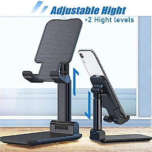 HGJTF Phone Case for Motorola ThinkPhone (6.6 Inch), with Foldable Phone Stand for Desk- Ultra-Thin Clear [Anti-Yellowing] [Shockproof] Soft Silicone TPU Bumper Cover Shell for Motorola ThinkPhone