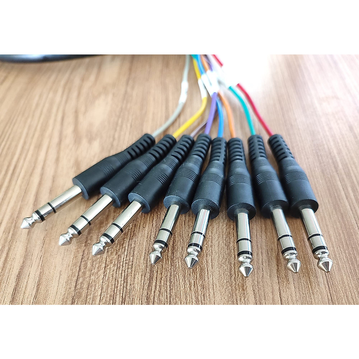KEYHAO Balanced Snake DB25 to 1/4 inch TRS Analog Recorder Interface Cable 8 Channel (9.84 FT) 25-Pin