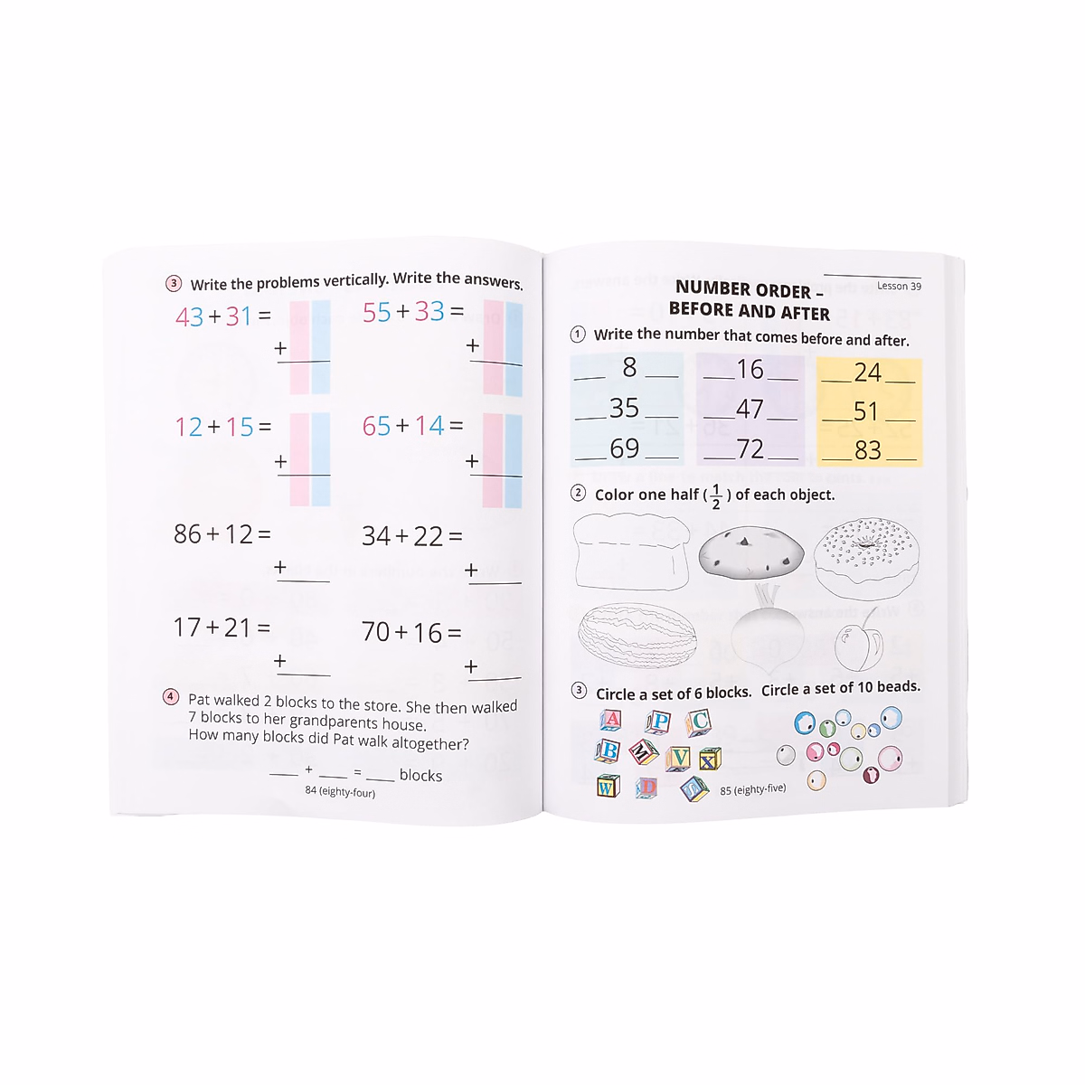 Horizons 1st Grade Math Student Book 1 (Lifepac)
