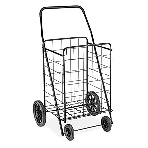 Whitmor Deluxe Utility Cart, Extra Large, Black