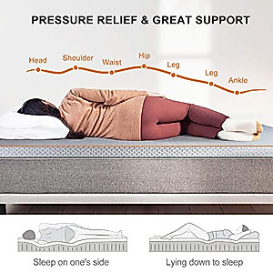 Maxzzz Memory Foam Mattress Topper Queen, 2 Inch Bamboo Charcoal Mattress Topper Bed Topper with Removable Soft Cover, Ventilated Design & CertiPUR-US Certified Foam Topper (Queen)