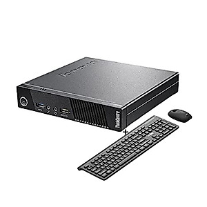 Lenovo ThinkCentre M73 Tiny Desktop Computer Mini PC, Intel Core i5-4570T up to 3.6GHz,16GB RAM,512GB SSD,WiFi Bluetooth,Wireless Keyboard and Mouse,Windows 10 Pro(Renewed)