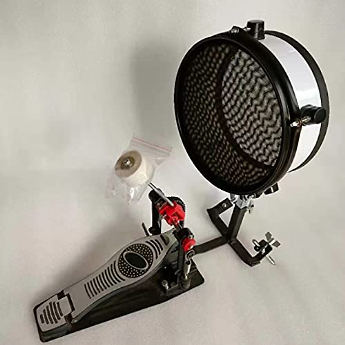 Colcolo Pedal Cowbell Bracket Multifunction Cowbell Percussion Pedals Percussion Mount for Practice Room