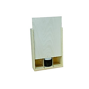 Wine box 3 Bottle with Slide-top Made out of Western Pine