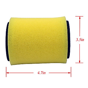 JEENDA Air Filter Replaces 11013-1263 Compatible with 2007 & Prior Kawasaki Mule 2500 2510 2520 3000 3010 520 550 600 610,2009-2010 Kawasaki Mule 4000/4010, 2001-2003 Kawasaki Mule 3020 (11013-1263)