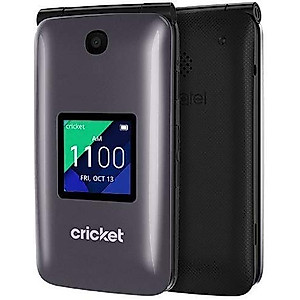 Alcatel GO Flip 2 4G LTE FlipPhone Bluetooth WiFi MP3 Camera Good for Elderly - GSM Unlocked (4 GB + 32 GB SD Bundle)