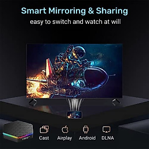 2023 Android TV Box 12.0, T95Z Plus Android Box 4GB 32GB, 6K TV Box Allwinner H618 2.4G/5.0GHz WiFi Ethernet 100M Bluetooth 5.0, Support H.265 UHD 3D HDR 10+, Smart TV Box