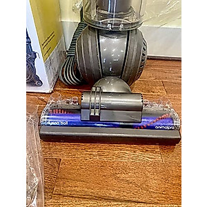 Dyson Ball Animal Pro Upright Vacuum Cleaner: Height Adjustment, Hygienic Bin Emptying, Rotating Brushes, Telescopic Handle, Whole-Machine HEPA Filtration (Purple) + Sponge Cloth