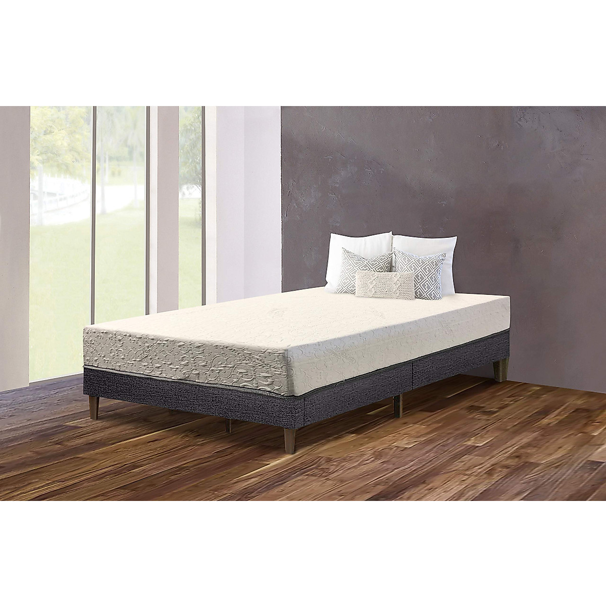 Orthosleep Products 9 Inch Flipable Double Sided Memory Foam & High Density Foam Mattress Size Full XL