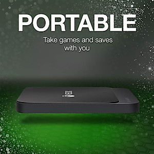 Seagate STHB500401 Game Drive for Xbox 500GB SSD External Solid State Drive, Portable USB 3.0 – Designed for Xbox One, 2 Month Xbox Game Pass Membership, 1 Year Rescue Service