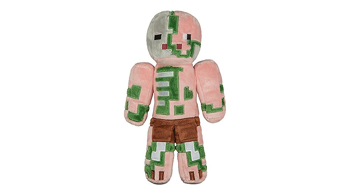 JINX Minecraft Zombie Pigman Plush - 12" Cuddly Toy