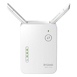 D-Link Wifi Extender N300 Range Wall Signal Booster Ethernet Wireless Internet Network Repeater (DAP-1330)