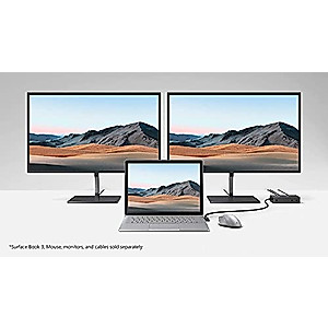 Microsoft Surface Dock 2 - for Notebook/Desktop PC/Smartphone/Monitor/Keyboard/Mouse - 199 W - 6 x USB Ports - Network (RJ-45) - Wired