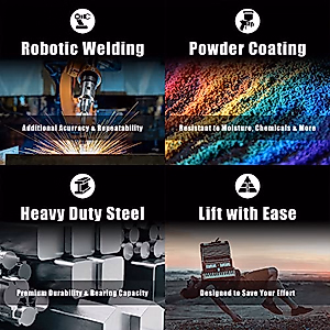 BIG RED T90203B Torin Hydraulic Welded Bottle Jack, 2 Ton (4,000 lb) Capacity, Red