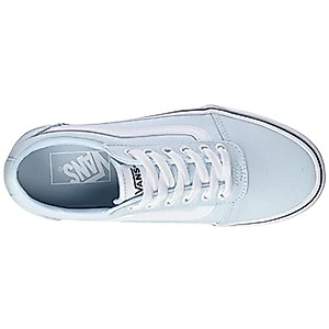 Vans Unisex Ward Canvas Low Platform Sneaker - Delicate Blue/White 8.5