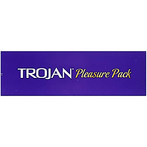 Trojan Pleasure Variety Pack Lubricated Condoms - 12 Count