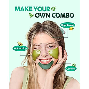 Glam Up - Calming Matcha Tea tree Clay Mask - Vegan Face Mask, Deep Cleansing, Calming Clay Mask for acne, Gentle Exfoliating Pore Purifying Skincare Face Mask, Acne Treatment, Blackhead remover - (125ml/4.23 Oz)