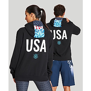 Arena womens Arena 2020 Hooded Full Zip Unisex Active Workout Jacket, Black, Medium US