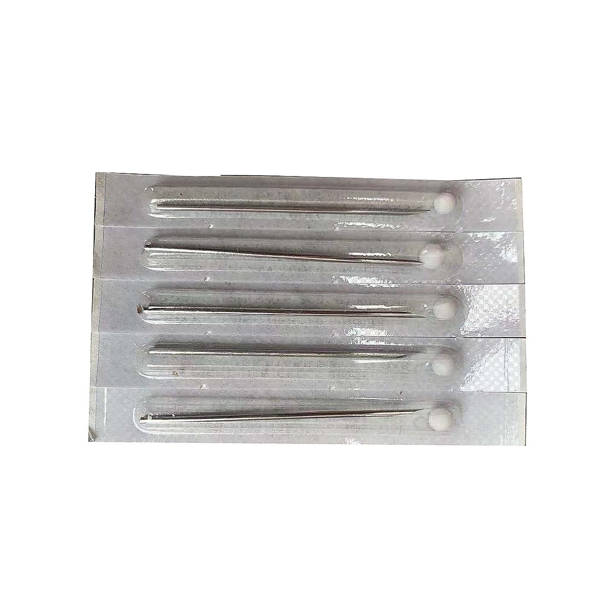 Shuiniba 14G 5 Pieces Body Ear Navel Nose Lip Nipple Piercing Needles