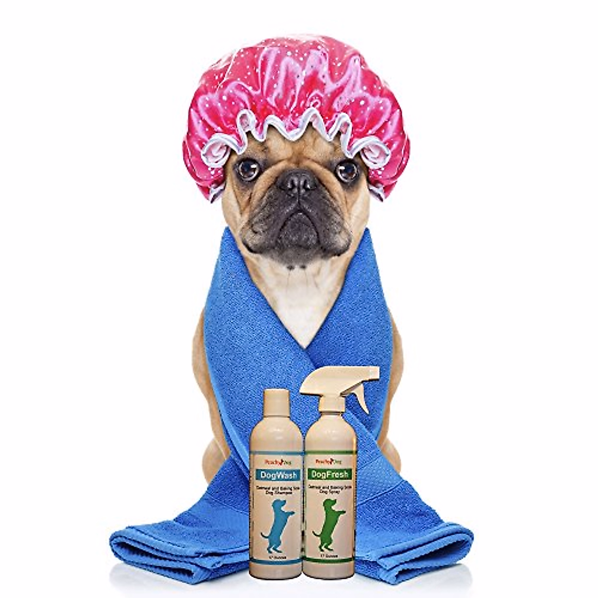 DogWash Oatmeal Pet Shampoo Deeply Cleans & Detangles, Soothes Skin Irritations That Cause Excessive Licking, Chewing & Scratching, Moisturizes & Rejuvenates Skin, Neutralizes Odors & Removes Dander