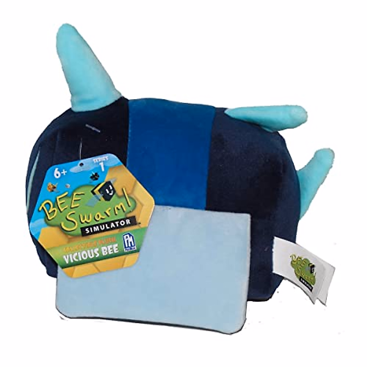 Bee Swarm Collectible Plush Stuffed Animal Toy - 3.5” Vicious Bee Plushie (Series 1)