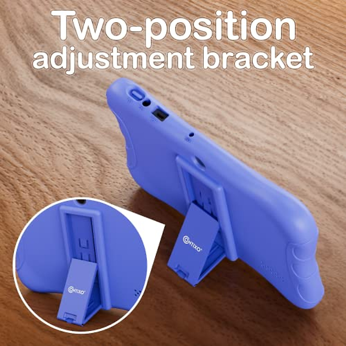 Contixo Kids Tablet V9, 7-inch HD, Ages 3-7, Toddler Tablet with Camera, Parental Control - Android 10, 32GB, WiFi, Learning Tablet for Kids, DkBlue