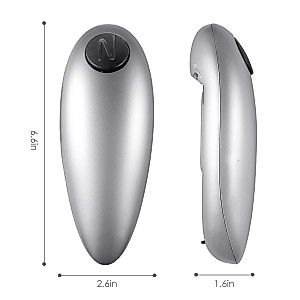 Electric Can Opener, Kitchen Safety Automatic Can Opener, Smooth Edge, Food-Safe and Battery Operated Electric Can Openers Prime for Seniors and Arthritics （Battery Not included）