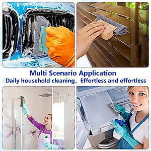 5pc Magic Window Cleaning Brush, Window Groove Cleaning Brush, Premium Window Cleaner, Household Cleaning Tools, Shower Cleaning Brush, for Shower Doors House Glass.etc Cleaning Supplies