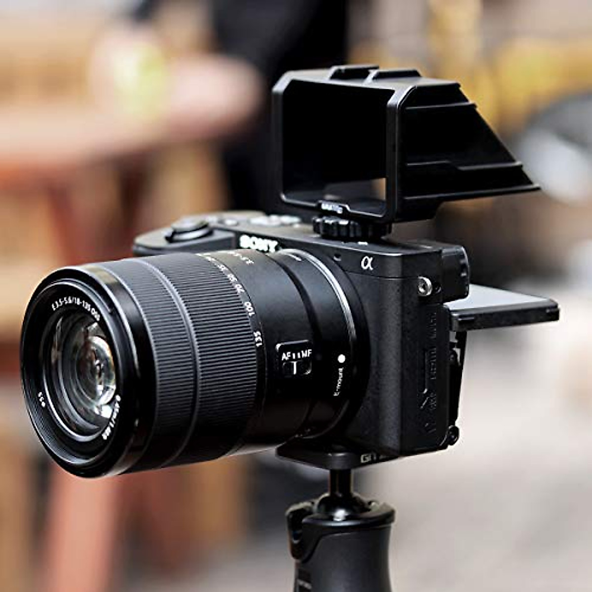 UURig Vlog Selfie Flip Screen for Mirrorless Camera for Sony A7R3 A7III A7II A6000/A6300/A6500 Cold Shoe Bracket Microphone Mount for Fujifilm XT3 XT20 Canon Panasonic GX85 Nikon Z7 Reverse Mirror