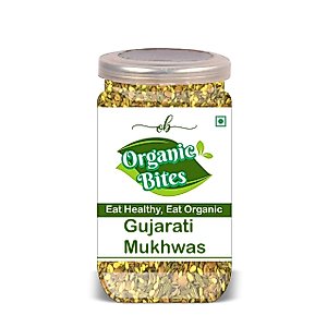 ORGANIC BITES Gujarati Mukhwas 300 Gram Airtight Container
