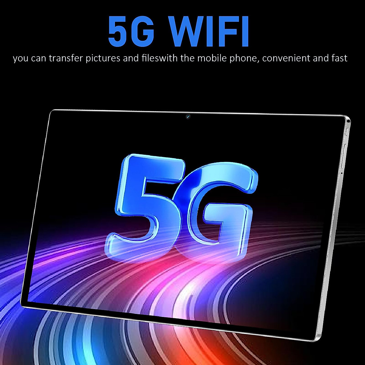 DAUZ Tablet, MT6735 Octa Core CPU 5G WiFi 10.1 Inch Touchscreen 2 in 1 4GB 64GB Tablet PC for Android 12 for Work (#4)