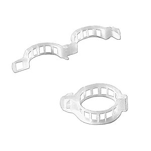 xGarden 100 Pack 1" Diameter Plant Support Garden Trellis Clips for Tomato and Other Vine Plants